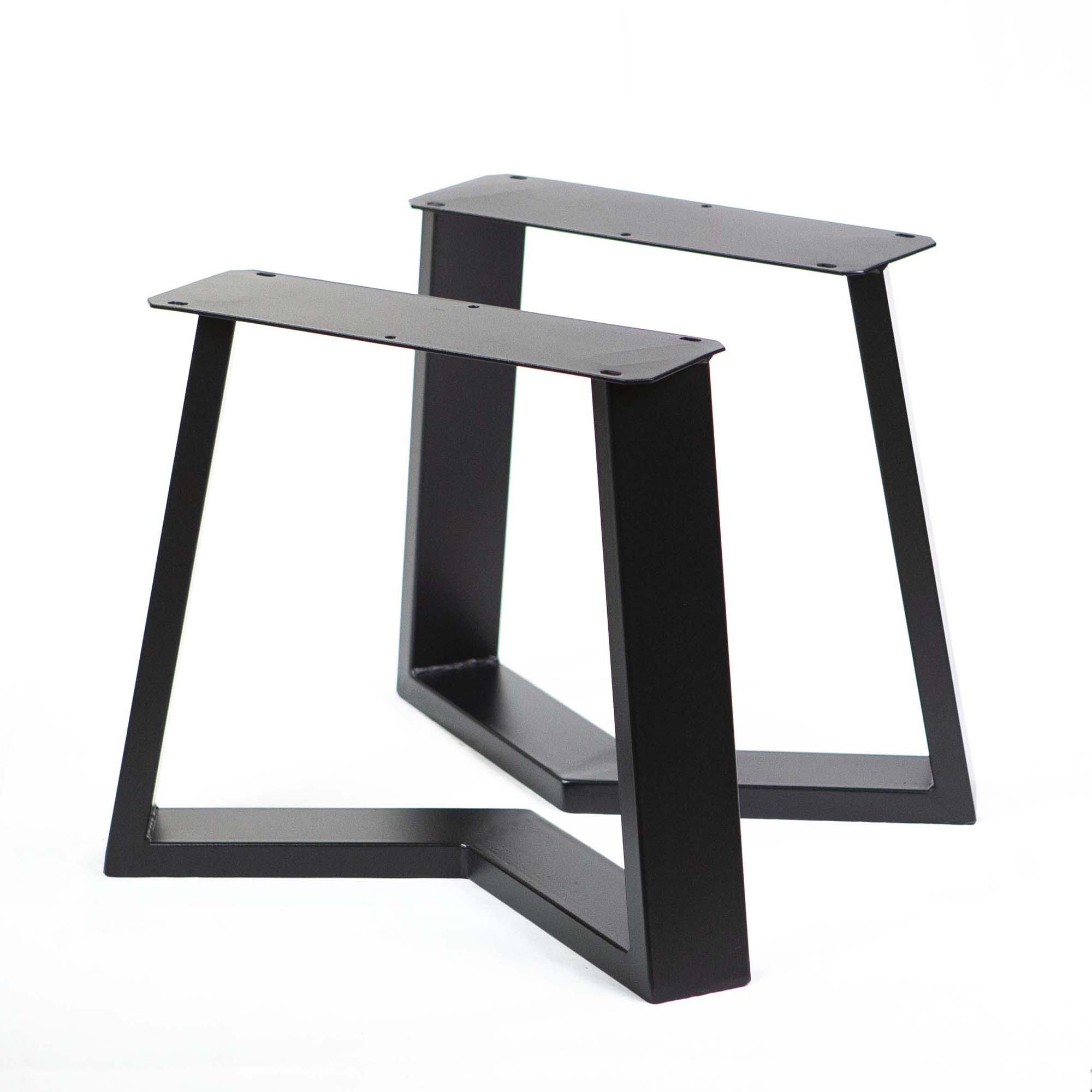 Cress-Shaped Steel Table Legs - Industrial Metal Base