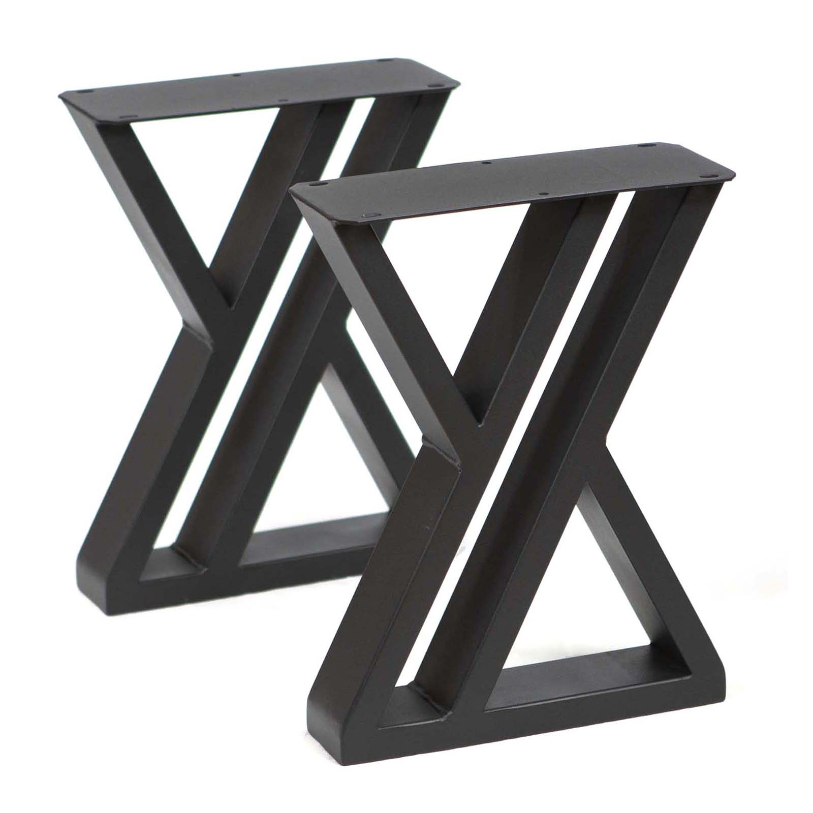 Double Z-Shaped Table Legs - Strong Industrial Base