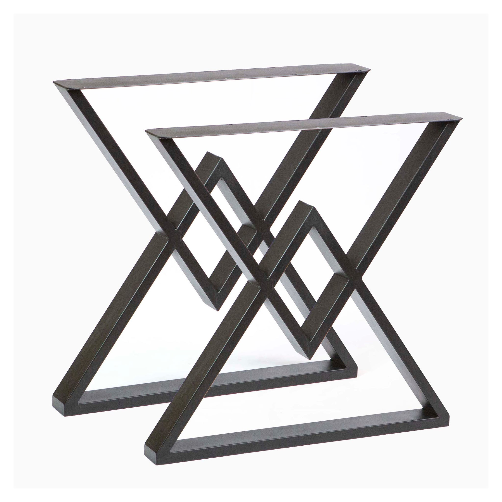 Diamond Steel Table Legs - Stylish & Strong Table Bases