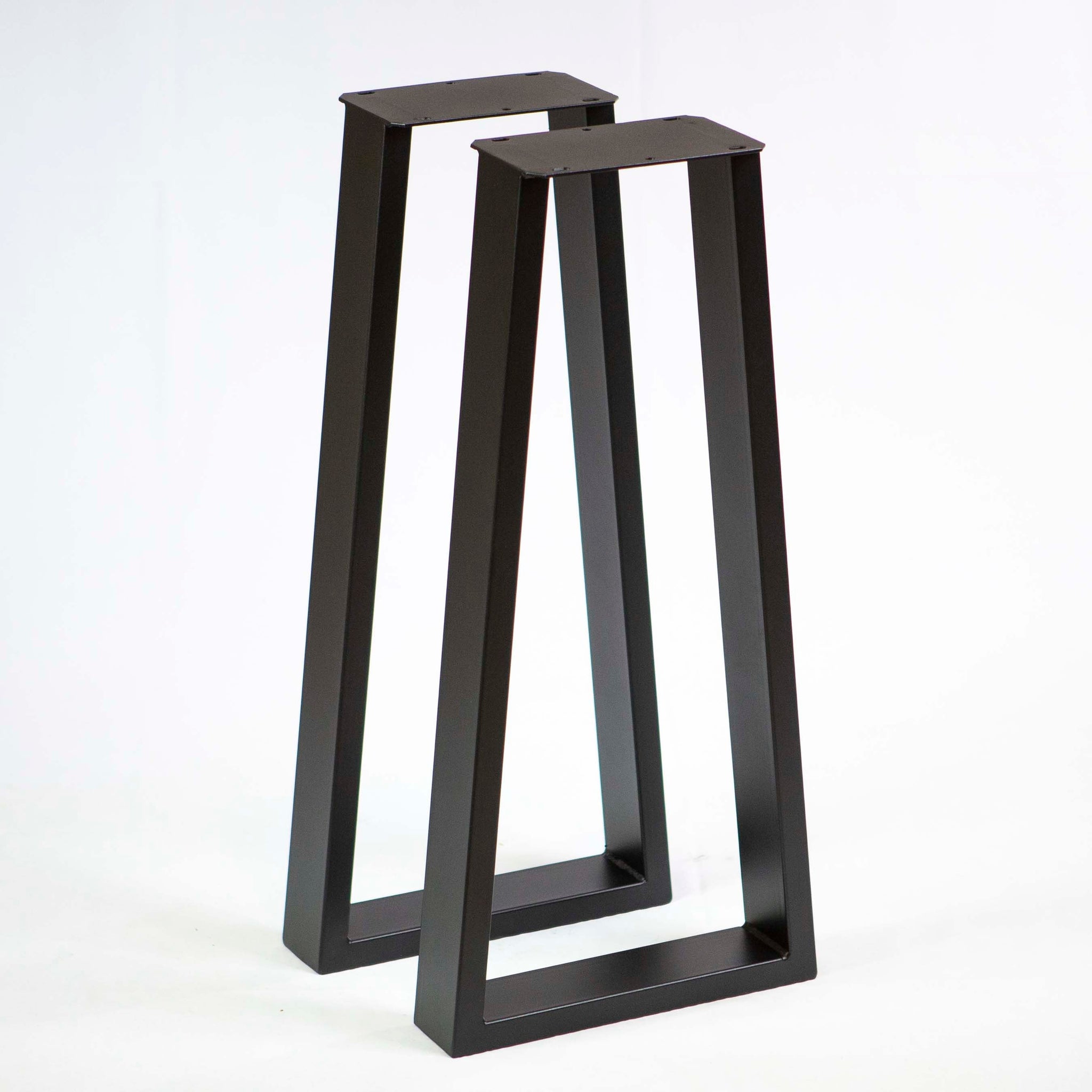 Trapezoid Steel Legs: Modern Table Base