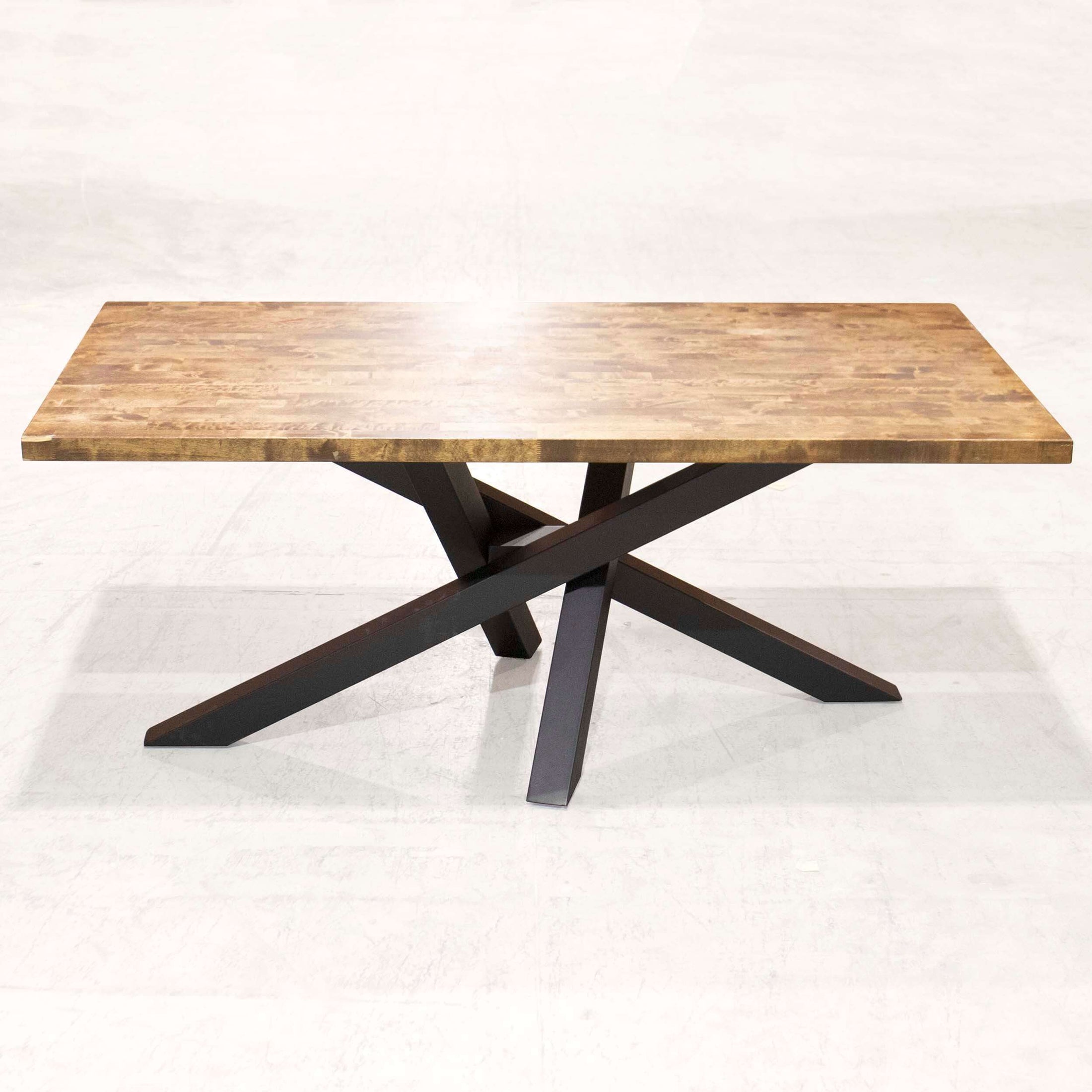 Metal Long Dining Table Legs, Straw Bundle Shaped, SS1710