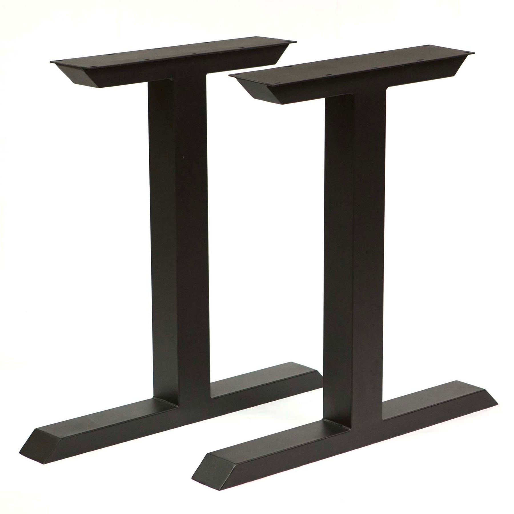 Tee Shape Dining Table legs, Black Powder Coated, SS810