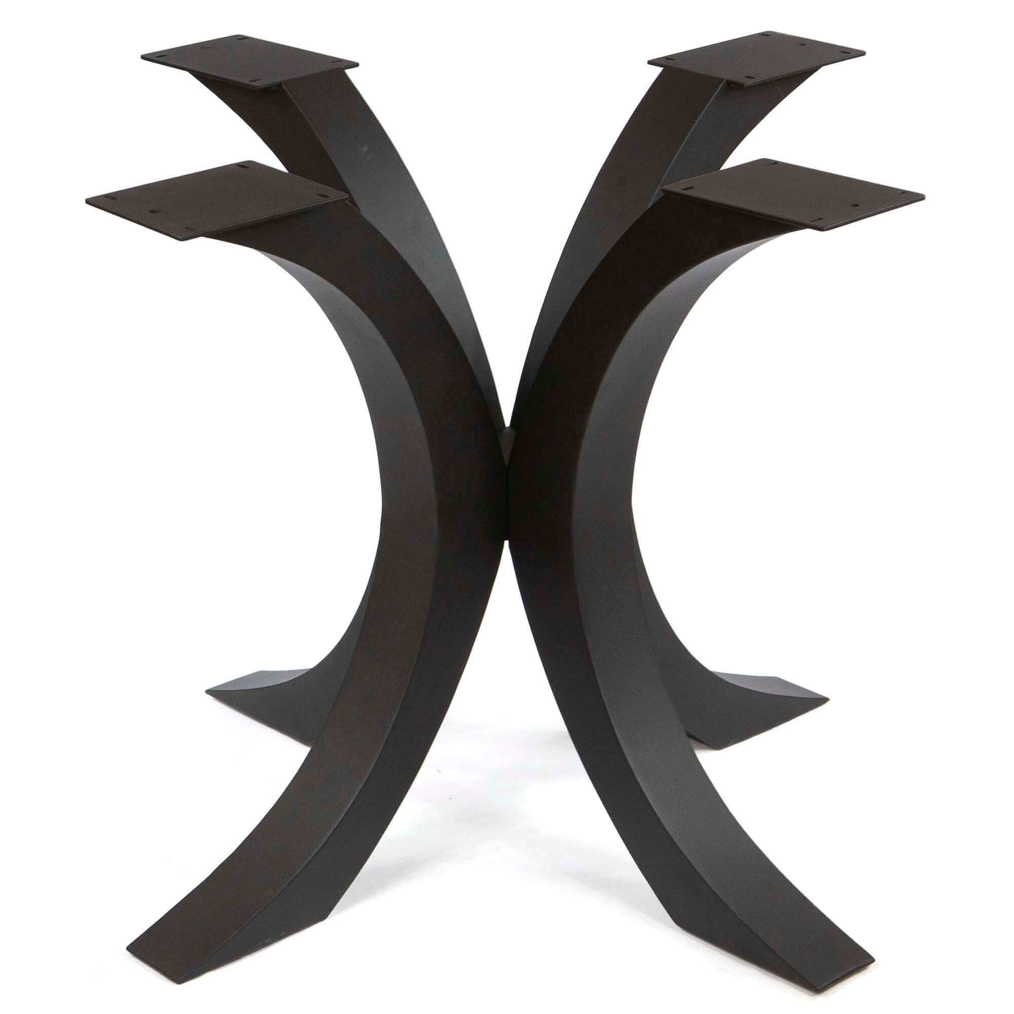 Flowy Butterfly Shaped Round Dining Table Bases, ST3011