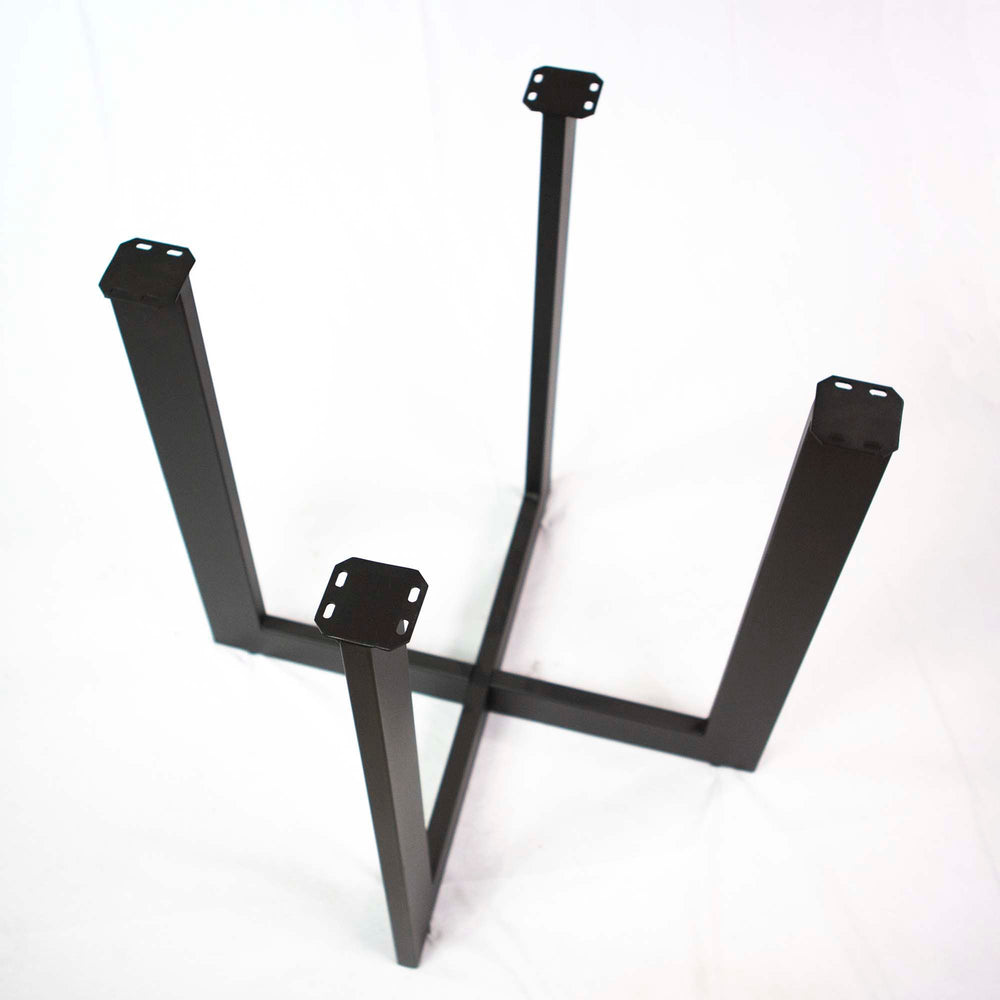 Round-Cross Dining Table Base, Industrial Steel, SS1411