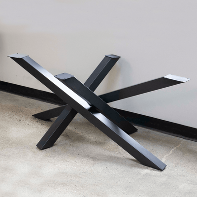 Long Dining Metal Table Legs, Straw Bundle Shaped, SS1710