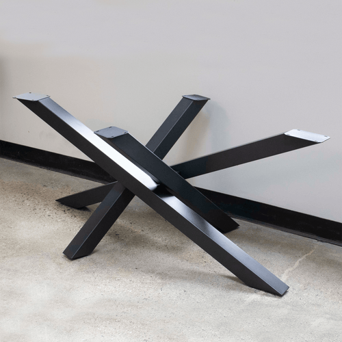 Long Dining Metal Table Legs, Straw Bundle Shaped, SS1710