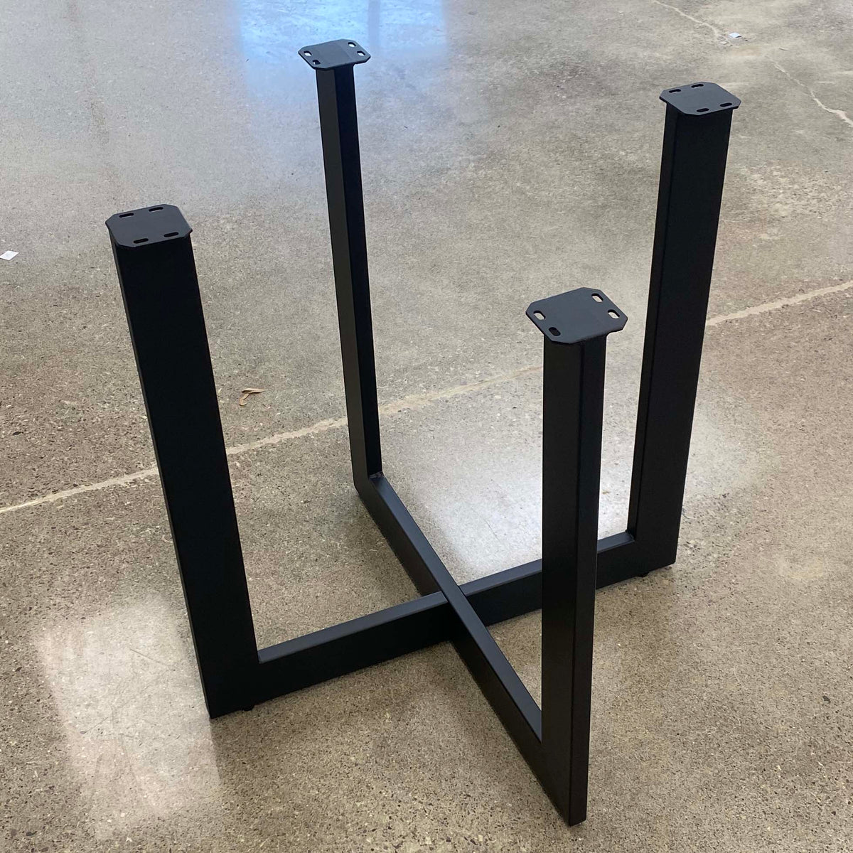 SS1411 Round-Cross Dining Table Base for Round Table, 1 Set - taylorsc ...